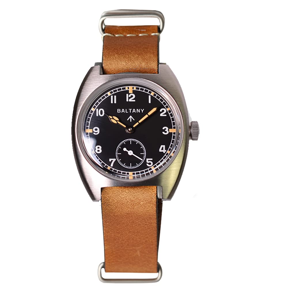 Buy Baltany Retro Wine Barrel Type Diving Watch Sapphire Glass Seagull ...