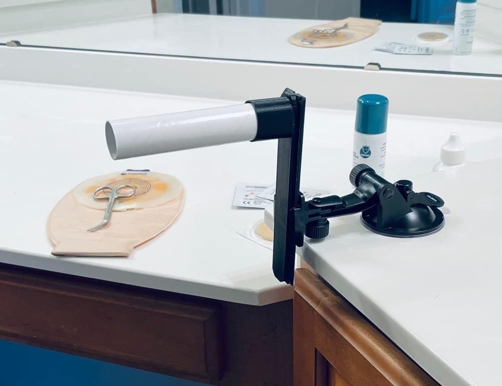 StomaGenie Hands-Free Mount, Countertop Suction Cup, for StomaGenie ...