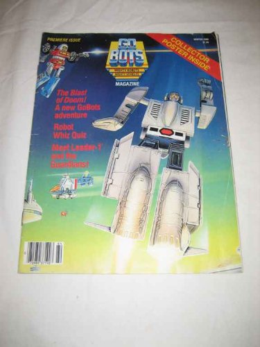 Go Bots Magazine Winter 1986 Blast of Doom Robot Whiz Quiz Leader-1 ...