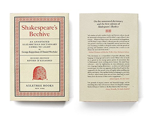 Shakespeare’s Beehive: An Annotated Elizabethan Dictionary Comes to ...