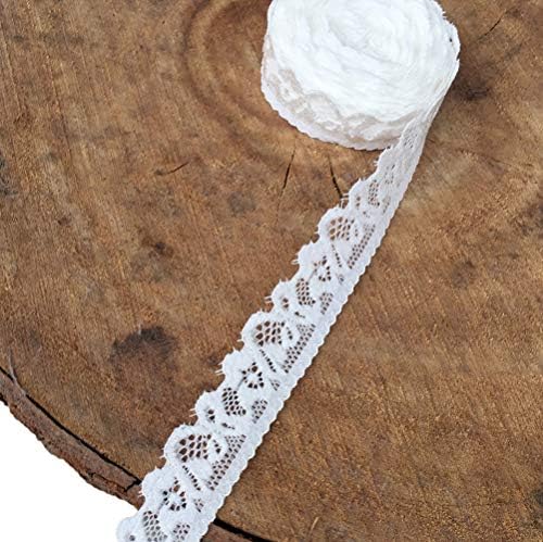 Amazon.com: Lace Realm 6 Inches Wide Stretchy Lace Ribbon with Floral ...