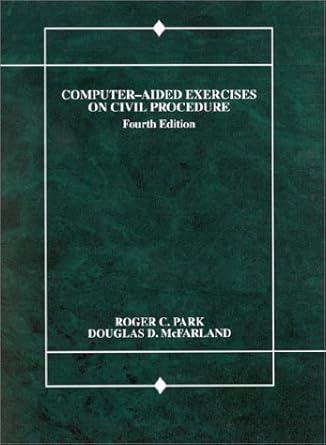 Amazon.com: Computer-Aided Exercises on Civil Procedure: 9780314061942 ...