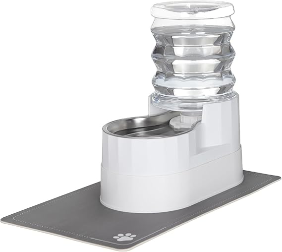 Pet Supplies : Sfozstra Automatic Water Feeder, Stainless Steel Pet ...