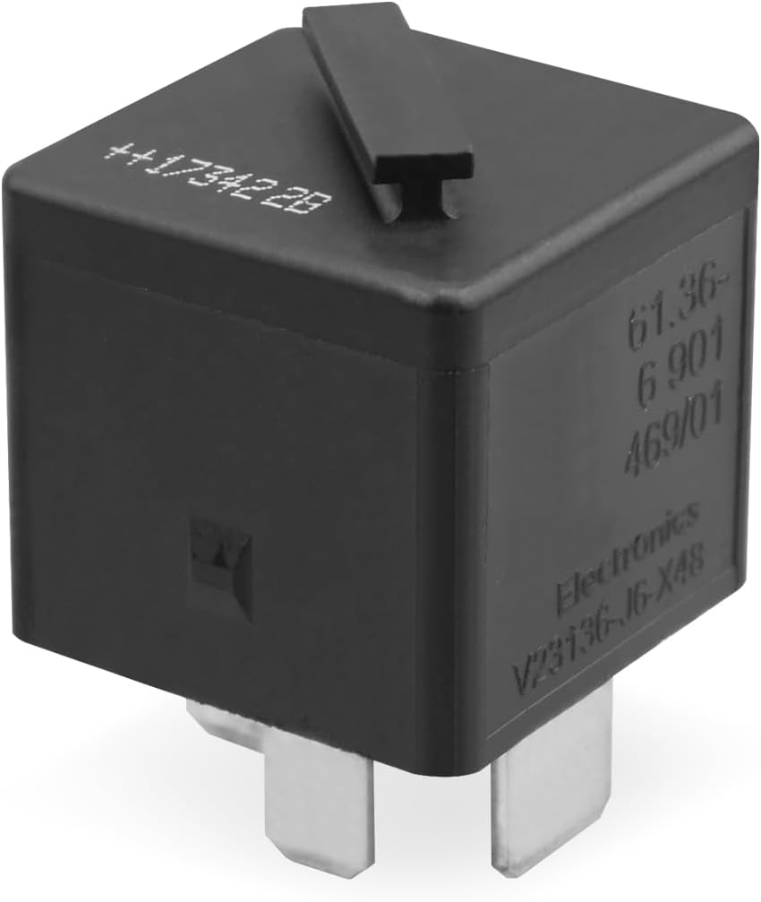 Amazon.com: BMW 61-36-6-901-469 Relay (, Make Contact, Black:613020), 1 ...