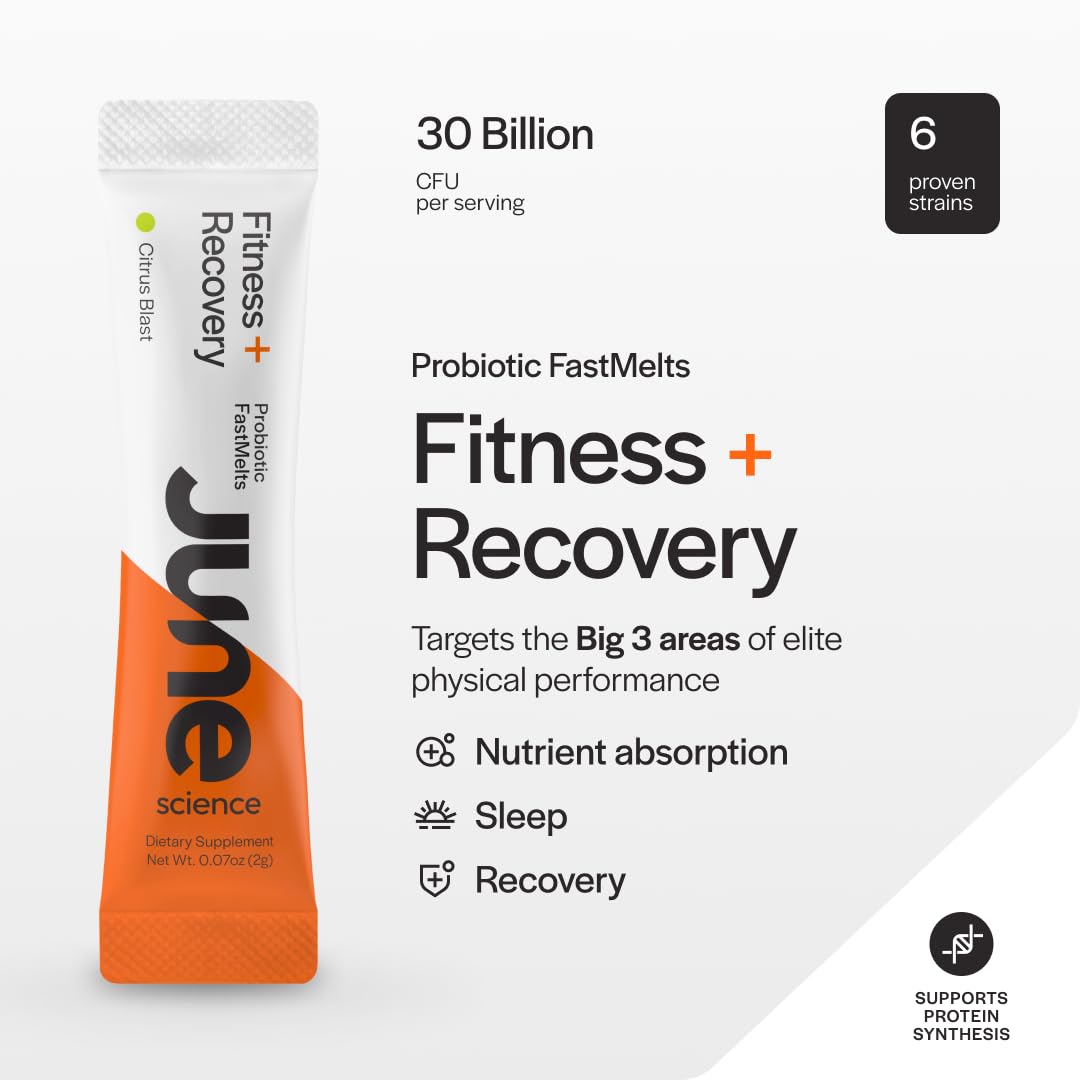 Fitness + Recuperação | Fast Melt Pre + Probiótico para Recuperação ...