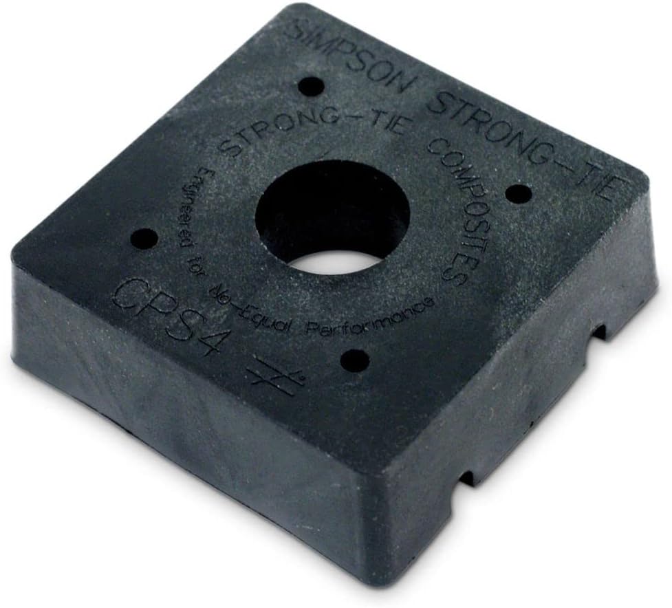 Amazon.com: Simpson Strong-Tie CPS4-R - Composite Plastic Standoff for ...