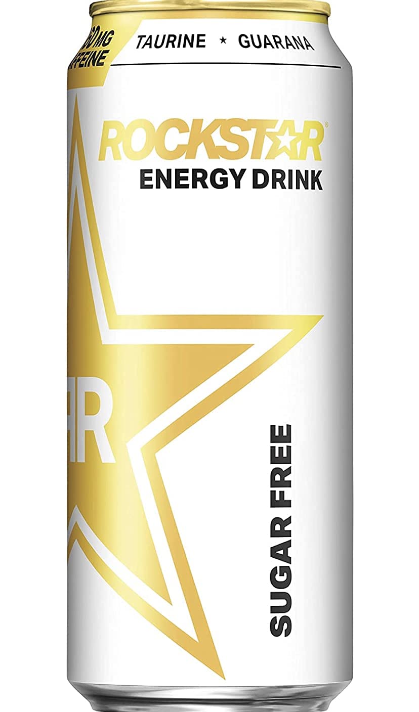 Amazon.com : Rockstar, Energy Drink Sugar Free, 16 Ounce : Energizing ...