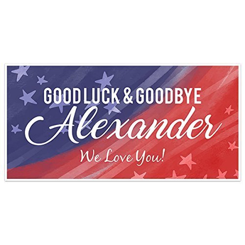 Amazon.com: Good Luck Goodbye Deployment Military Banner : Handmade ...