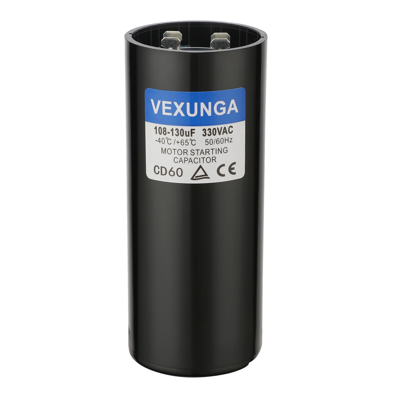 Snapklik.com : 108-130 uF MFD 330 VAC 50/60 Hz Round Motor Start ...