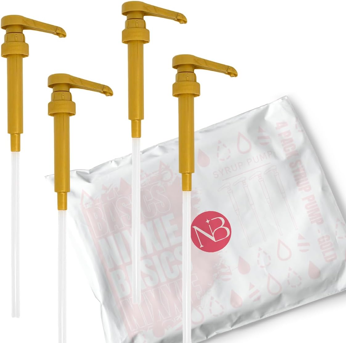 Amazon.com: Nixxie Basics Coffee Syrup Pumps 750ml / 25.4oz Fits ...