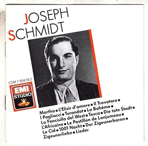 JOSEPH SCHMIDT SINGS Opera, Operetta Arias by JOSEPH SCHMIDT: Amazon.co ...