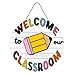 Amazon.com: Welcome Sign for Classroom Door Decorations Wooden ...
