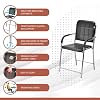 RATISON Office Chair Visitor Chair with arm Rest with Steel Frame and ...