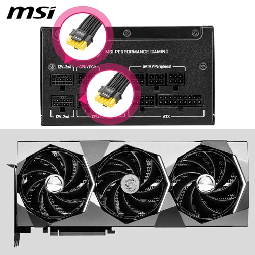 MSI MPG A1000GS PCIE5, Fully Modular Gaming 1000W Power Supply, 80 ...