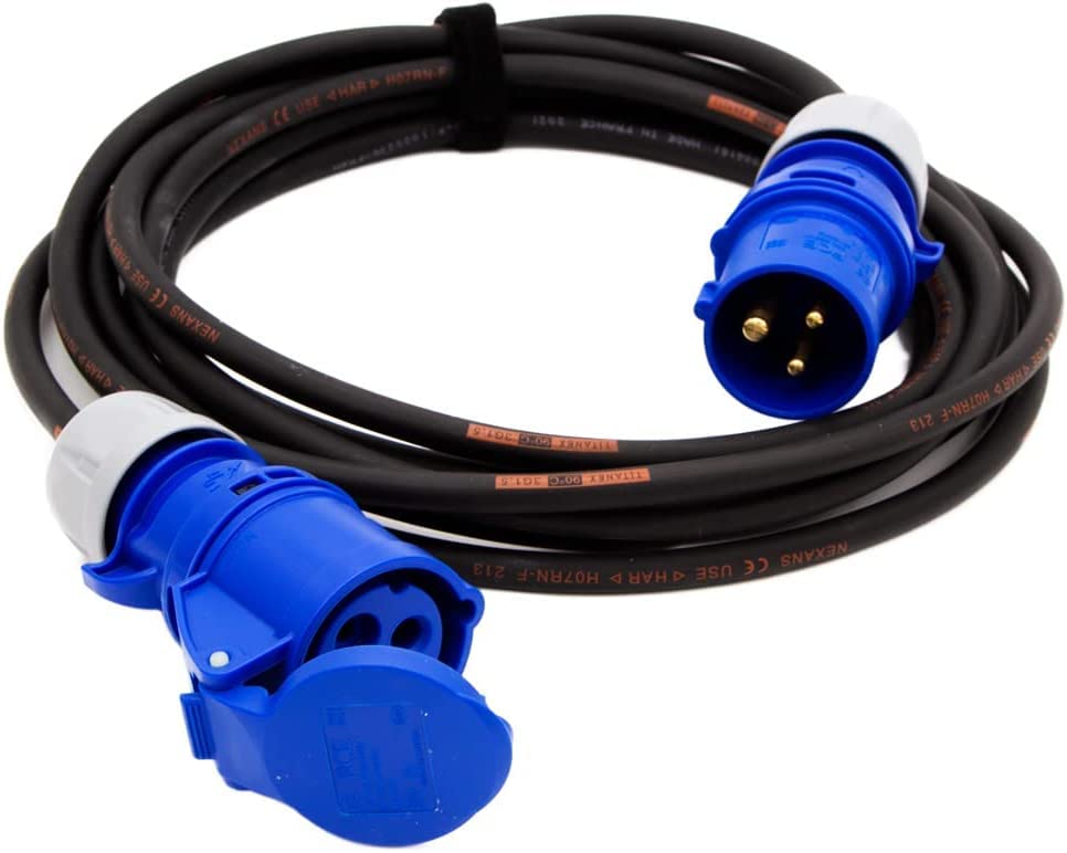 Buy HDIUKProfessional Power 16 Amp Plug to IP44 Coupler Mains Fly ...