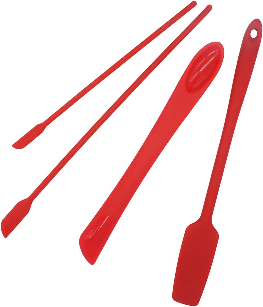 Amazon.com: Tovolo Flex-Core All-Silicone Long-Handled Jar Scraper ...