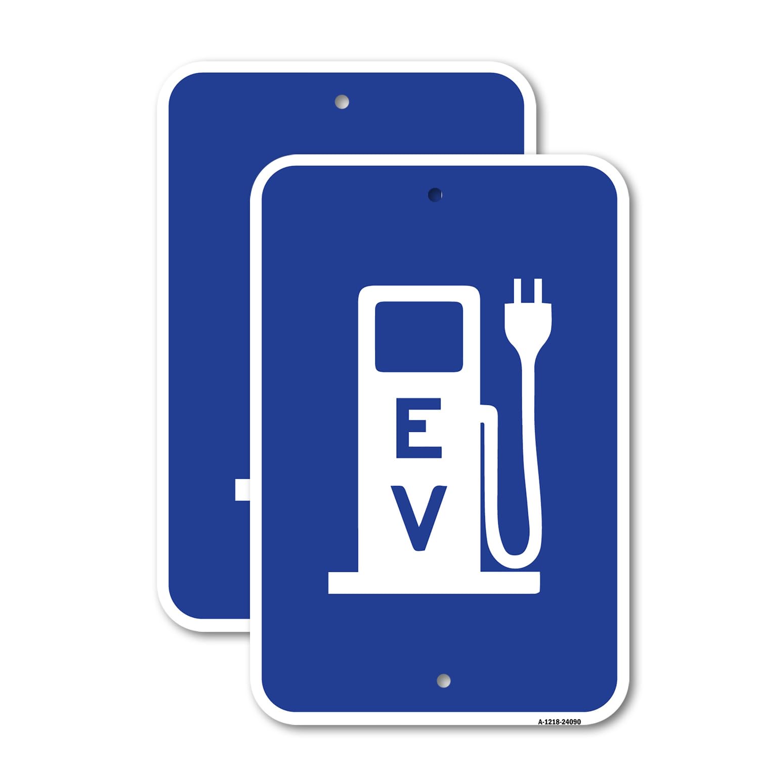 Amazon.com: (2 Pack) Ev Electric Vehicle Charging Station | 12" X 18 ...