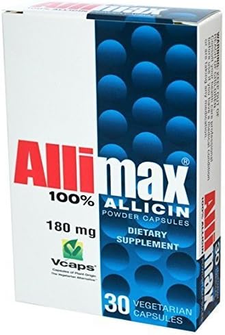 Amazon.com: Allimax 180 Mg 30 Vcaps by Allimax International Limited ...