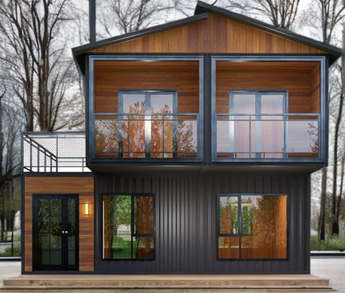 Double Story House 2024 Tiny House, Foldable Tiny Home with - Want It All