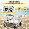 Amazon.com : VEVOR Beach Fishing Cart, 51.2"L x 25.6"W x 31.5"H Fish ...