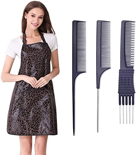 Amazon.com : PERFEHAIR Hair Stylist Apron & Teasing Combs set (3-Pack ...