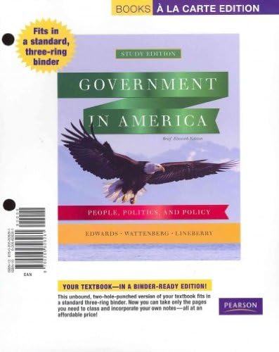 Amazon.com: Government In America People Politics And Policy Books A La ...
