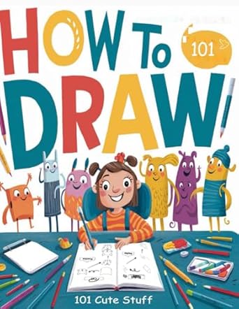 How To Draw Everything: 101 Drawings of Cute Stuff, Animals, Food ...