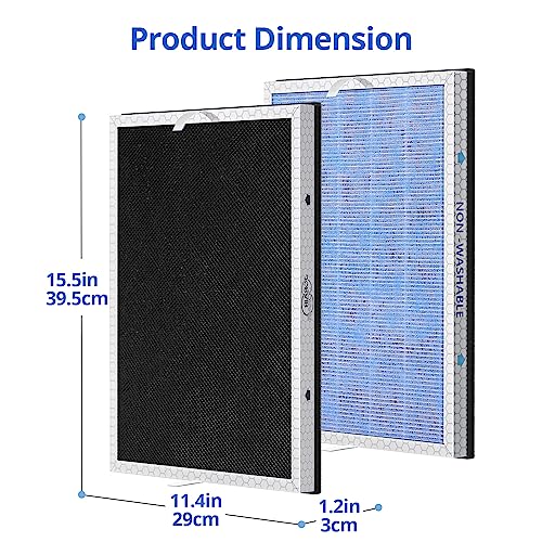 Snapklik.com : 4 PACK MSA3/MSA3S True HEPA Replacement Filter Compatible