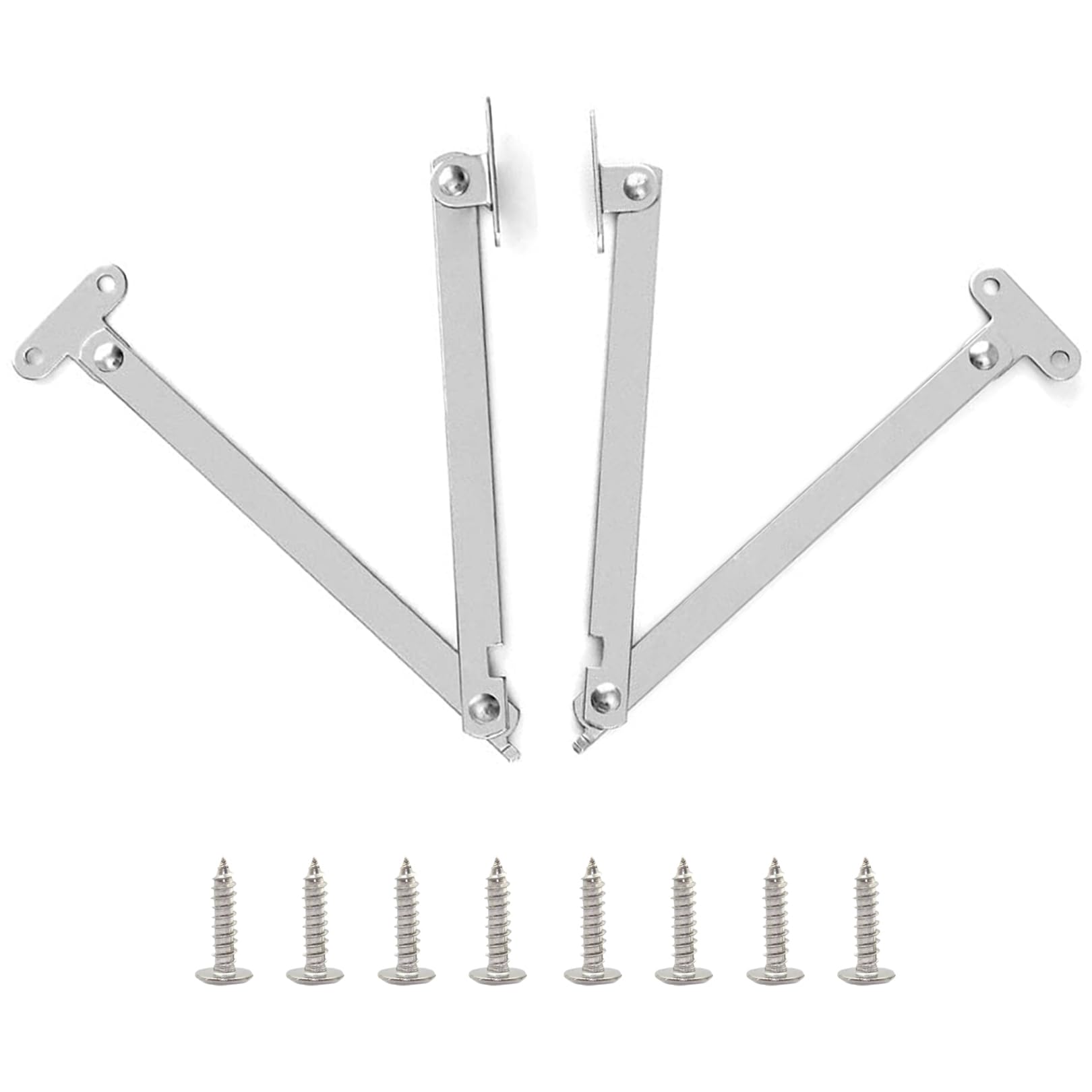 LIAMGUS 2 Pcs 180 Degree Drop Down Hinge, Stainless Steel Folding ...