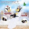 Amazon.com: Tangkula 4 FT Lighted Christmas Penguin Slide Scene ...