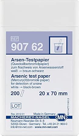 Camlab 1138884 MERCURY BROMIDE Test Paper (Pack of 200) : Amazon.co.uk ...