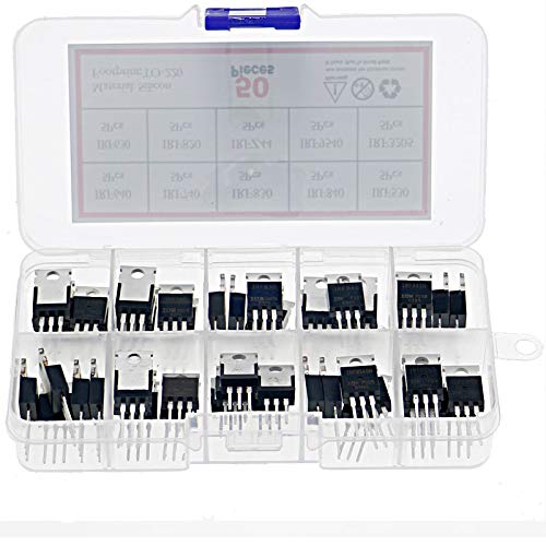 50Pcs 10Values Mosfet Transistor Assortment Kit IRF3205 IRF640 IRF740 ...