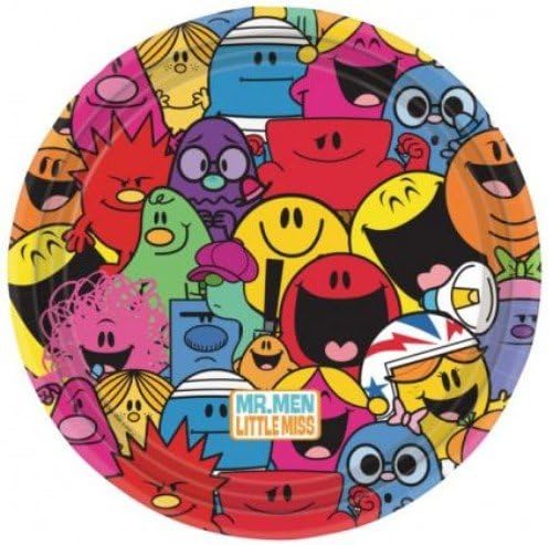 Mr Men Little Miss Paper Plates : Amazon.co.uk: Home & Kitchen