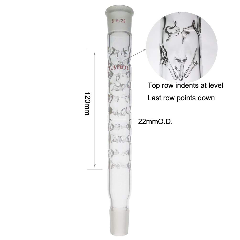24/40 Joints Distillation Column Laboy Glass Fractional Distillation ...