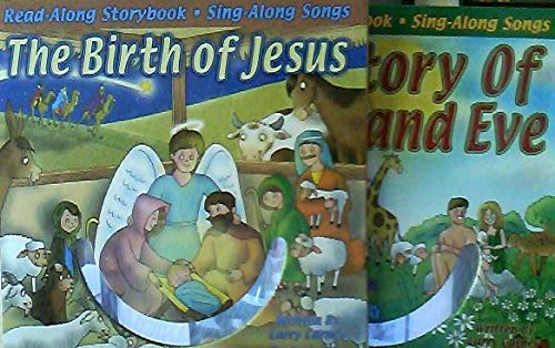 Bible Read-along Storybook with Sing-along Songs 2 Pack ~ Adam & Eve ...