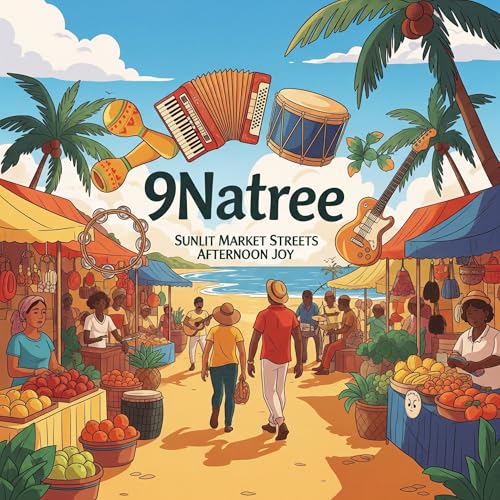 Sunlit Market Streets Afternoon Joy by 9Natree on Amazon Prime Music