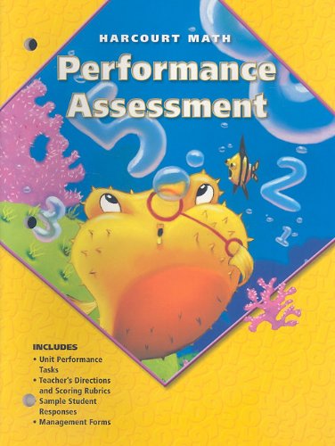 Performance Assessment, Harcourt Math: Grade 2: Hsp: 9780153206993 ...