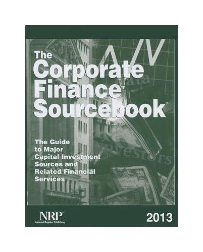 Amazon.com: Corporate Finance Sourcebook 2013: 9780872170162: Robert ...