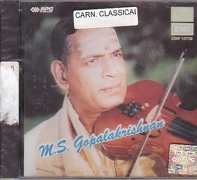 - M S Gopalakrishnan - Carnatic Violin [Cd] - Amazon.com Music