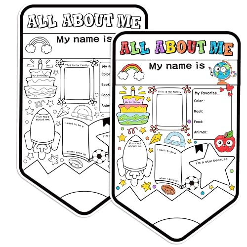 Best "All About Me Poster" Sets for the Classroom - TeachersParadise
