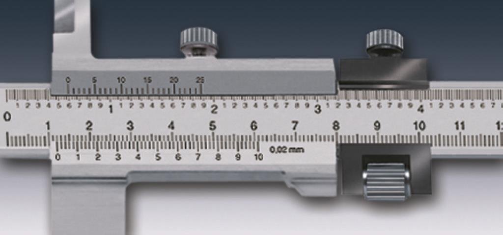 TESA 00530841 Vernier Caliper with Knife-Edge Jaw for External ...