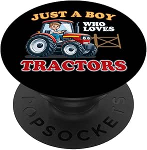 Amazon.com: Just a Boy Who Loves Tractors - Kids Farming Passion ...