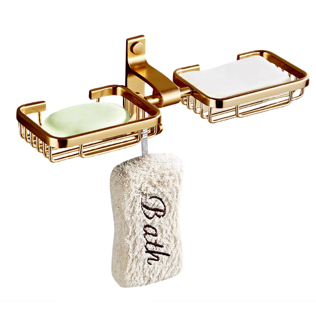 HASTHIP® Double Soap Holder for Bathroom, Soap Stand for Wash Basin ...