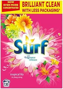 Surf Tropical Biological Cleaning Fabric Solution Washing Powder For ...
