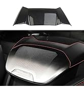 Amazon.com: crosselec Carbon Fiber Interior Center Control Cover Trim ...