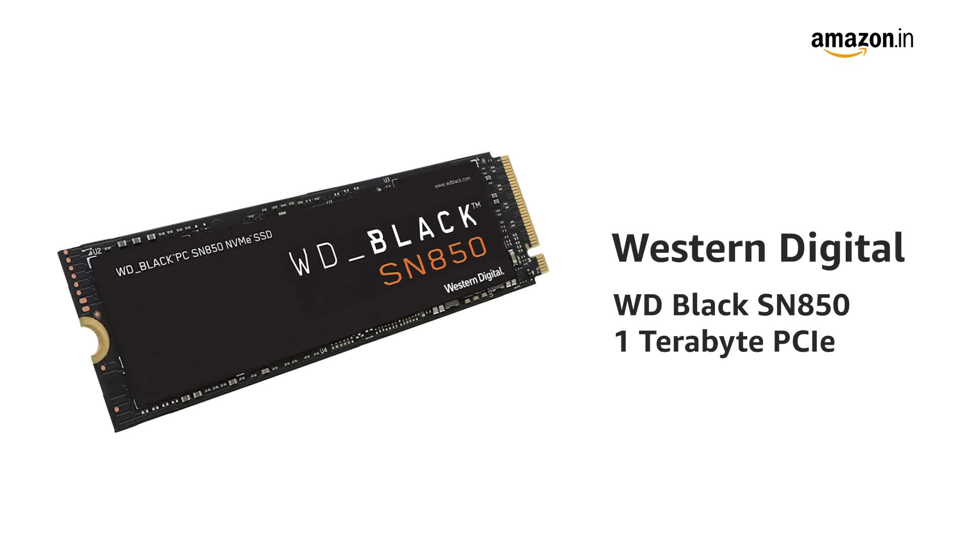 Western Digital WD Black™ SN850 1TB, PCIe Gen 4 SSD 7000MB/s R, 5300MB ...