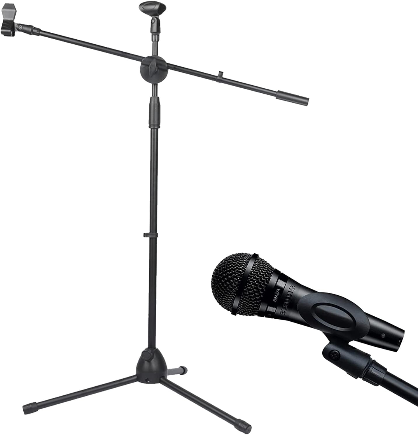 Beauenty Microphone Stand, Microphone Floor Support, Portable Three ...