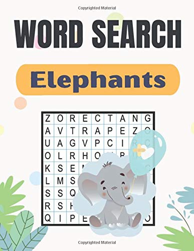 Buy Word Search Elephants: The Ultimate Elephants Word Search Puzzle ...