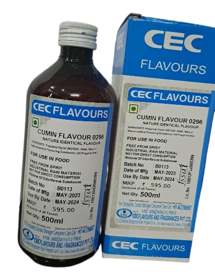 CEC FLAVOURS Cumin Food Flavour Essence For Baking Cakes, Cookies ...