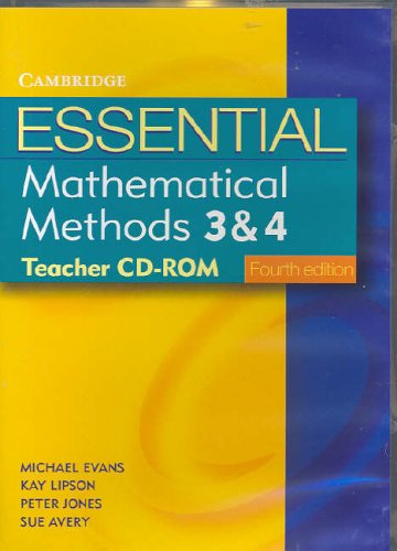 Essential Mathematical Methods 3 and 4 Fourth Edition Teacher CD-Rom ...